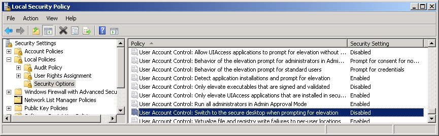 Prompting for Elevation on the Secure Desktop | GeorgePotts.com
